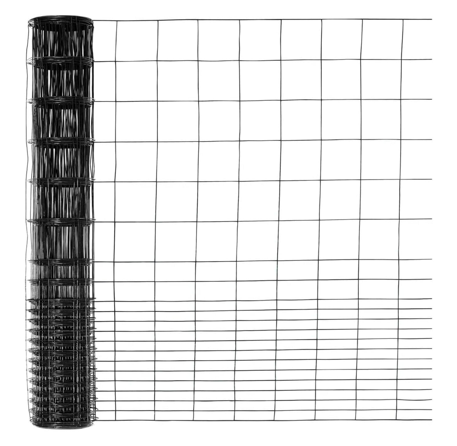 HMTtie 16 Gauge Black Vinyl Coated Rabbit Guard Fence, Poultry Fencing ...