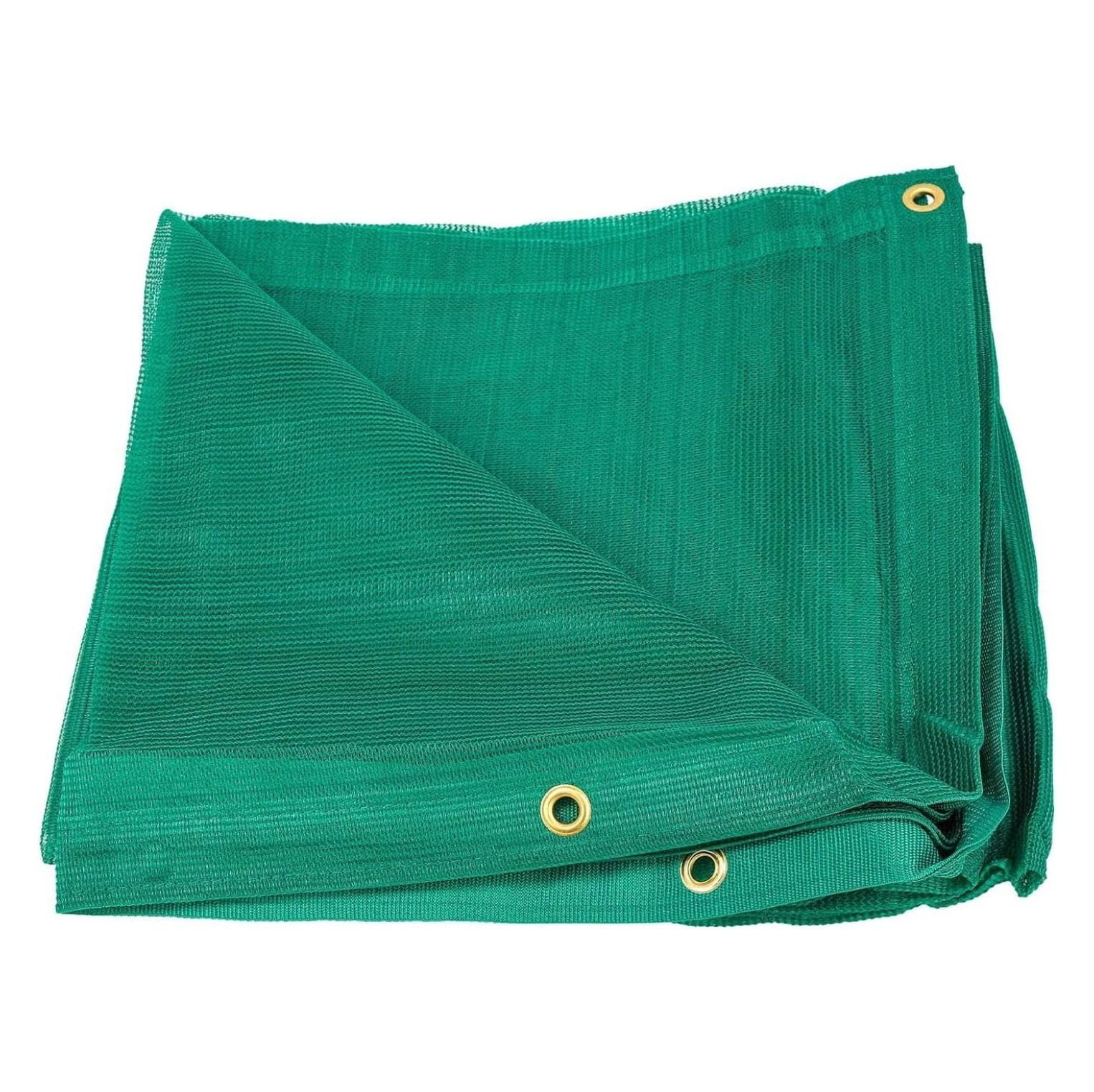 HMTtie 16' x 24' Green Heavy Duty 6 Oz 70% Shade Mesh Tarps with ...