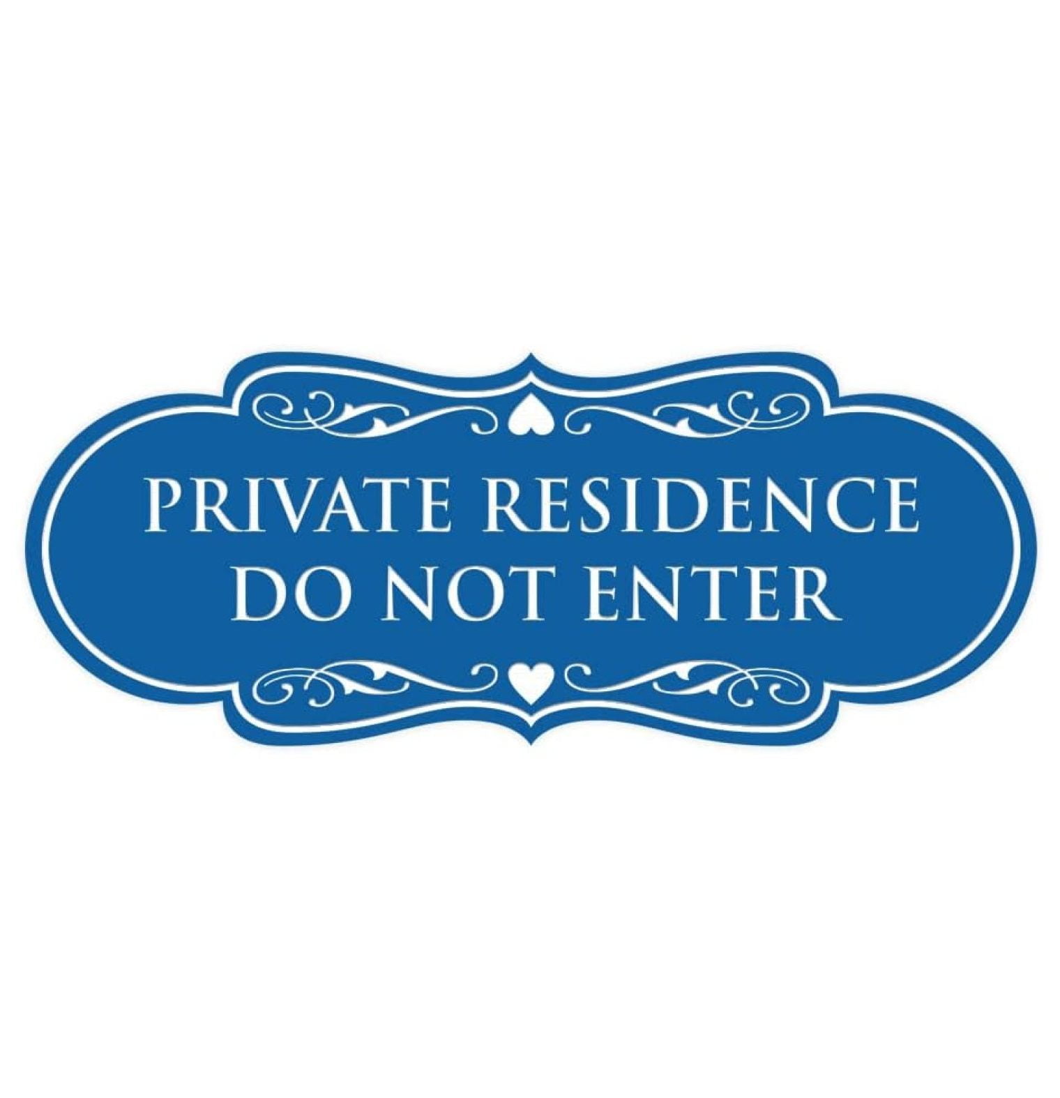 HMTtie Designer Private Residence Do Not Enter - Home Security Sign ...