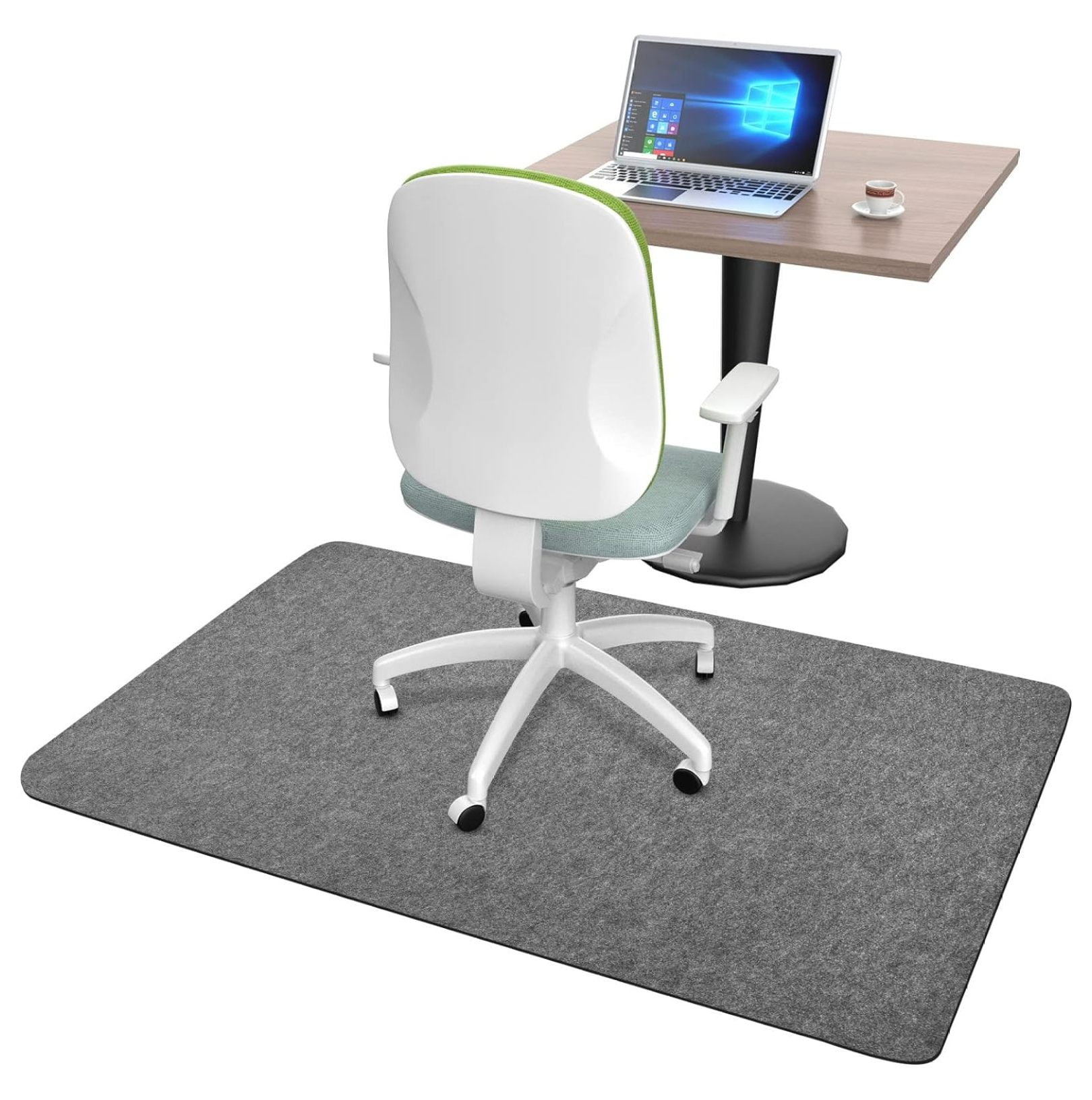 HMTtie Desk Chair Mat for Hardwood Floor & Tile 55"x35" Office Chair ...
