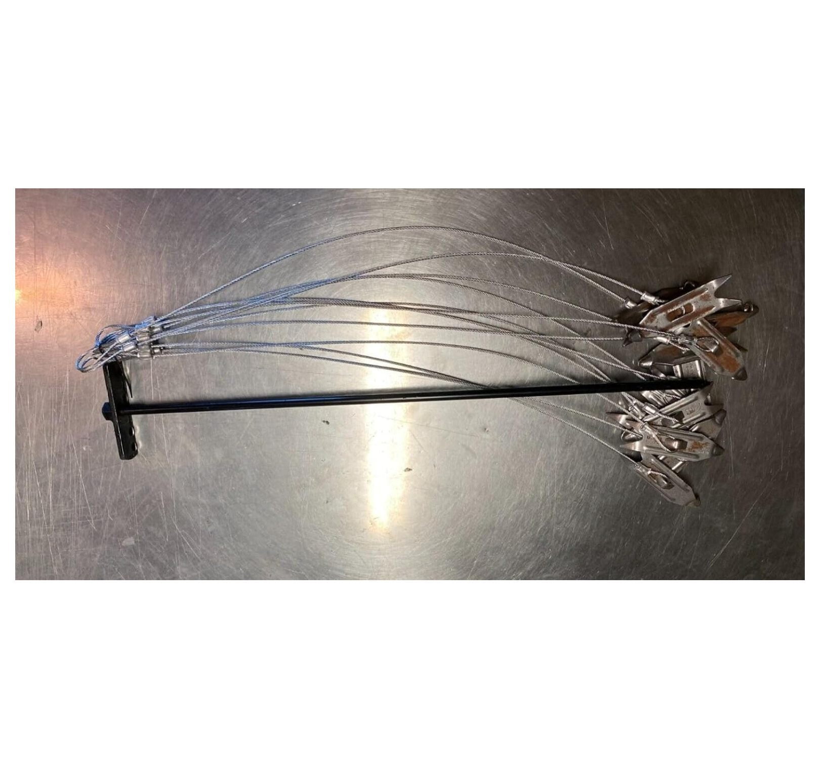 HMTtie Ground Anchors, Set of 12, 24 Inches Long, with Driver, Silver ...