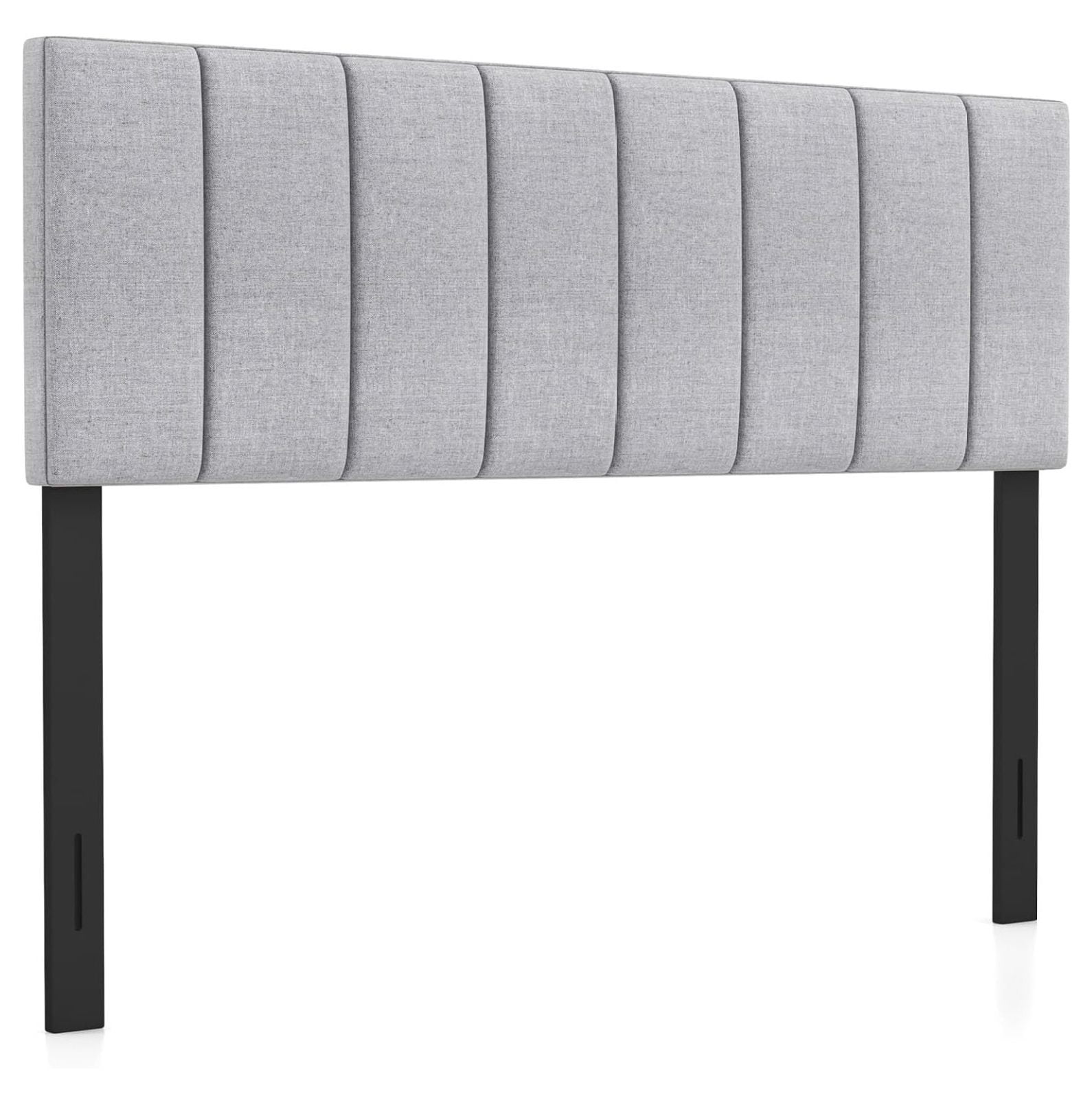 HMTtie Linen Upholstered Headboard for Full & Queen Size Bed, Vertical ...