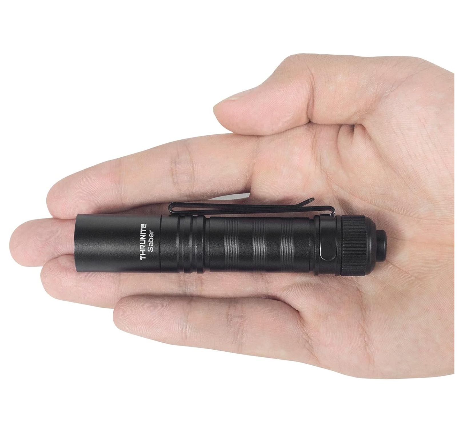 HMTtie Saber EDC Mini Flashlight Max 141 Meters USB-C Rechargeable LED ...