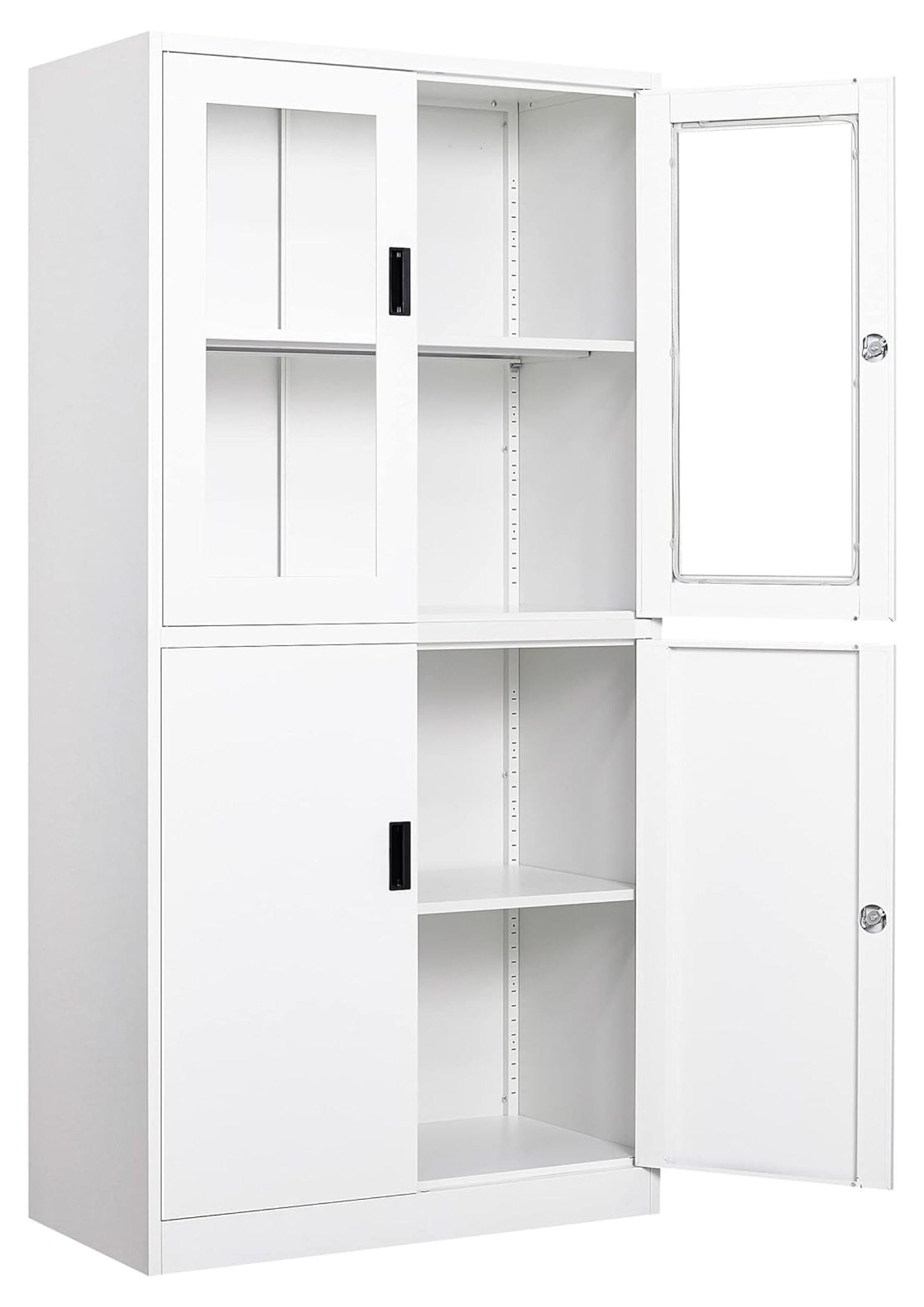HMTtie Storage Cabinet with Doors and Shelves,Display Cabinet with ...