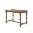 HMYG Farsiris Weathered Oak Finish Counter Height Table - Walmart.com