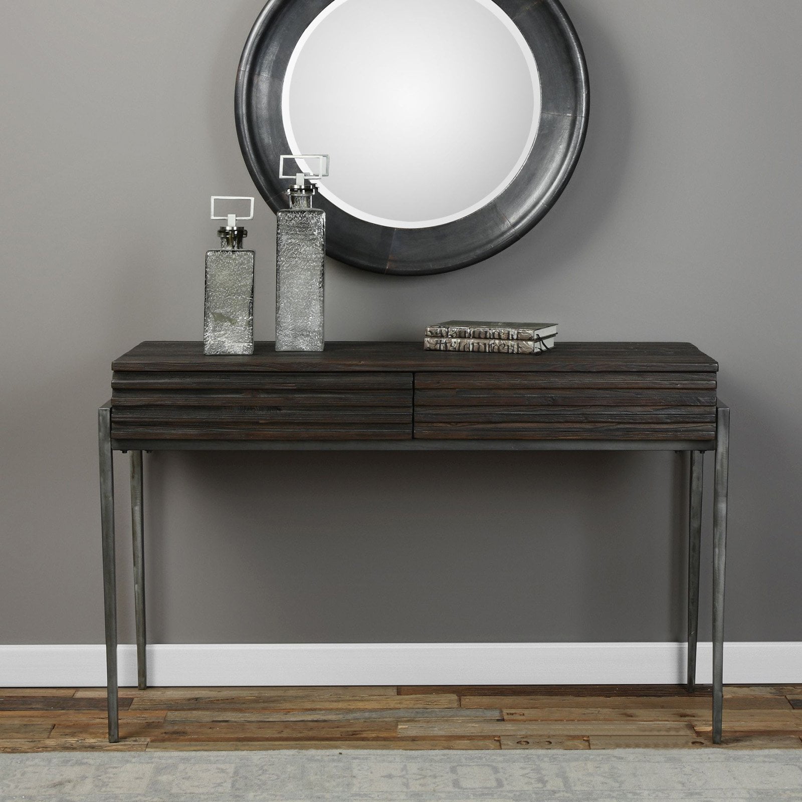 Uttermost 24746 Morrigan 49 1/5" Wide Reclaimed Pine Wood Console Table ...