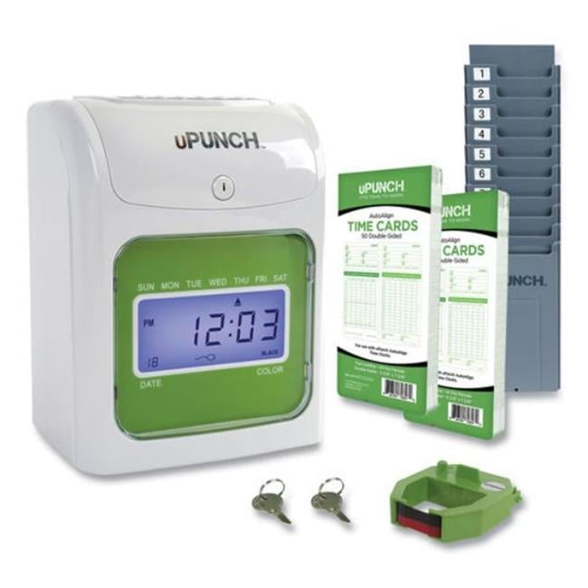 HN1500 Electronic Non-calculating Time Clock Bundle, LCD Display ...