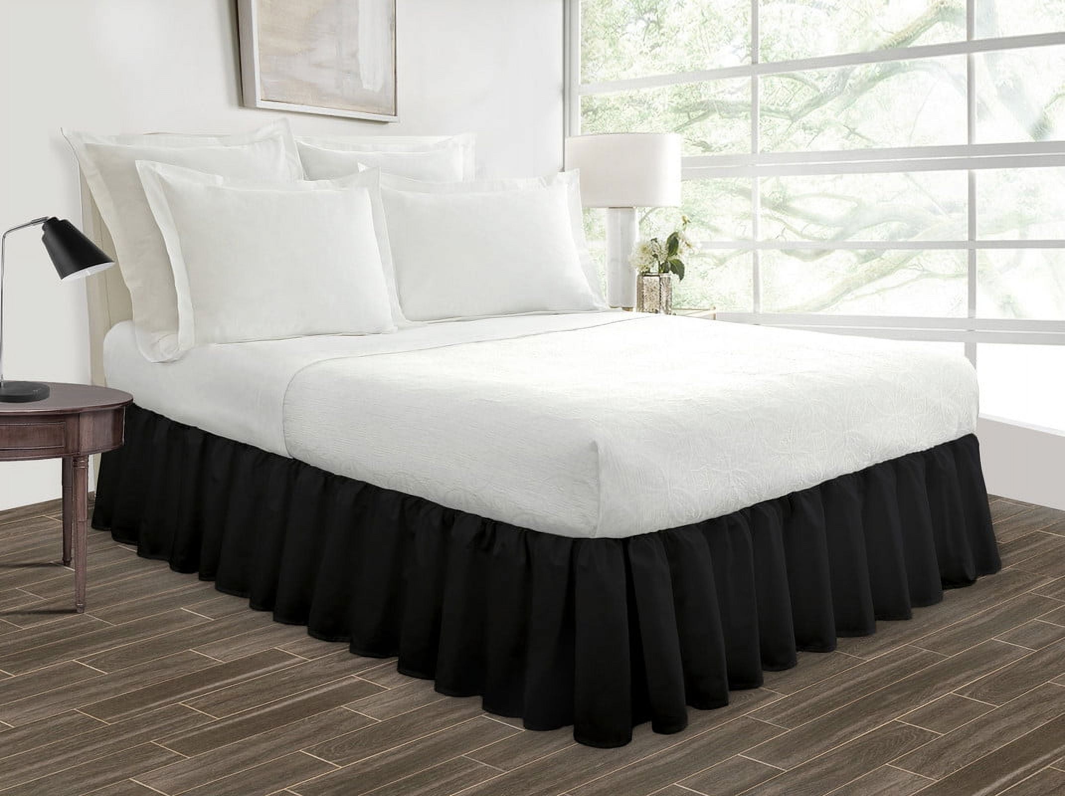 HNB Store Ruffled Bed Skirt Easy Fit 18