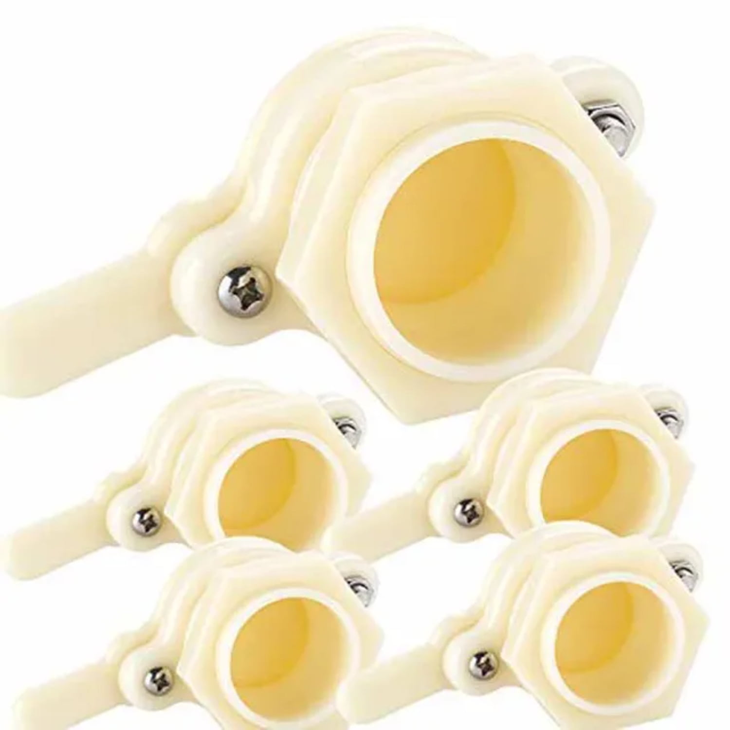 HNGMEI 5 Gallon Beekeeping Honey Bucket Spout Valve Durable Honey Bee ...