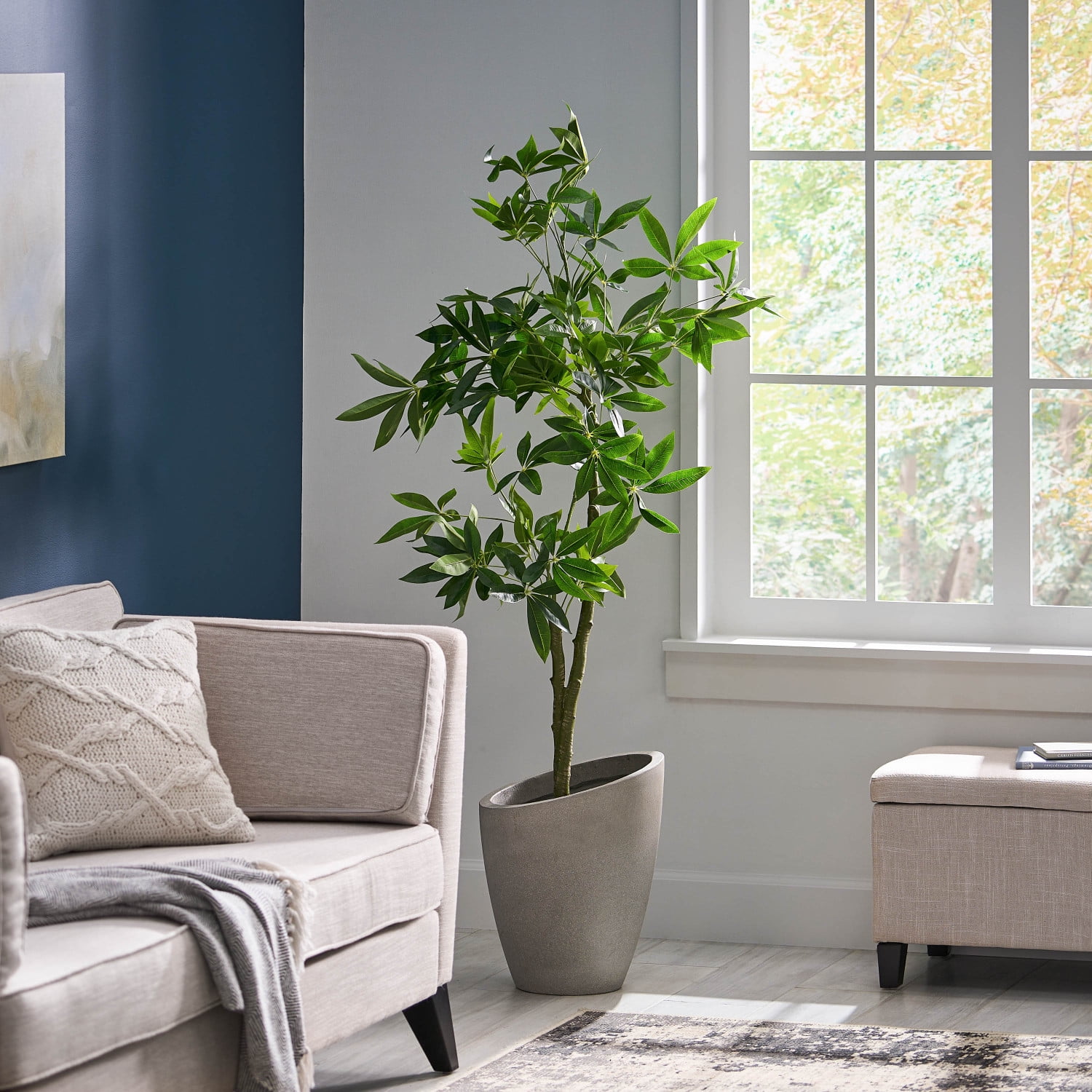 Artificial 160cm Tall Pachira Macrocarpa Tree Replica for Home and ...