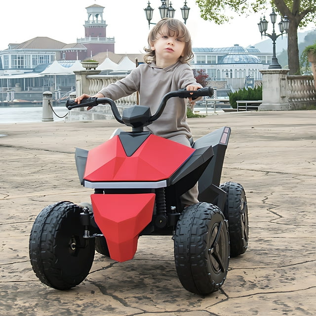 HNH 12V Powered Ride Ons Kids ATV Electric Vehicles 4-Wheeler Quad Car ...