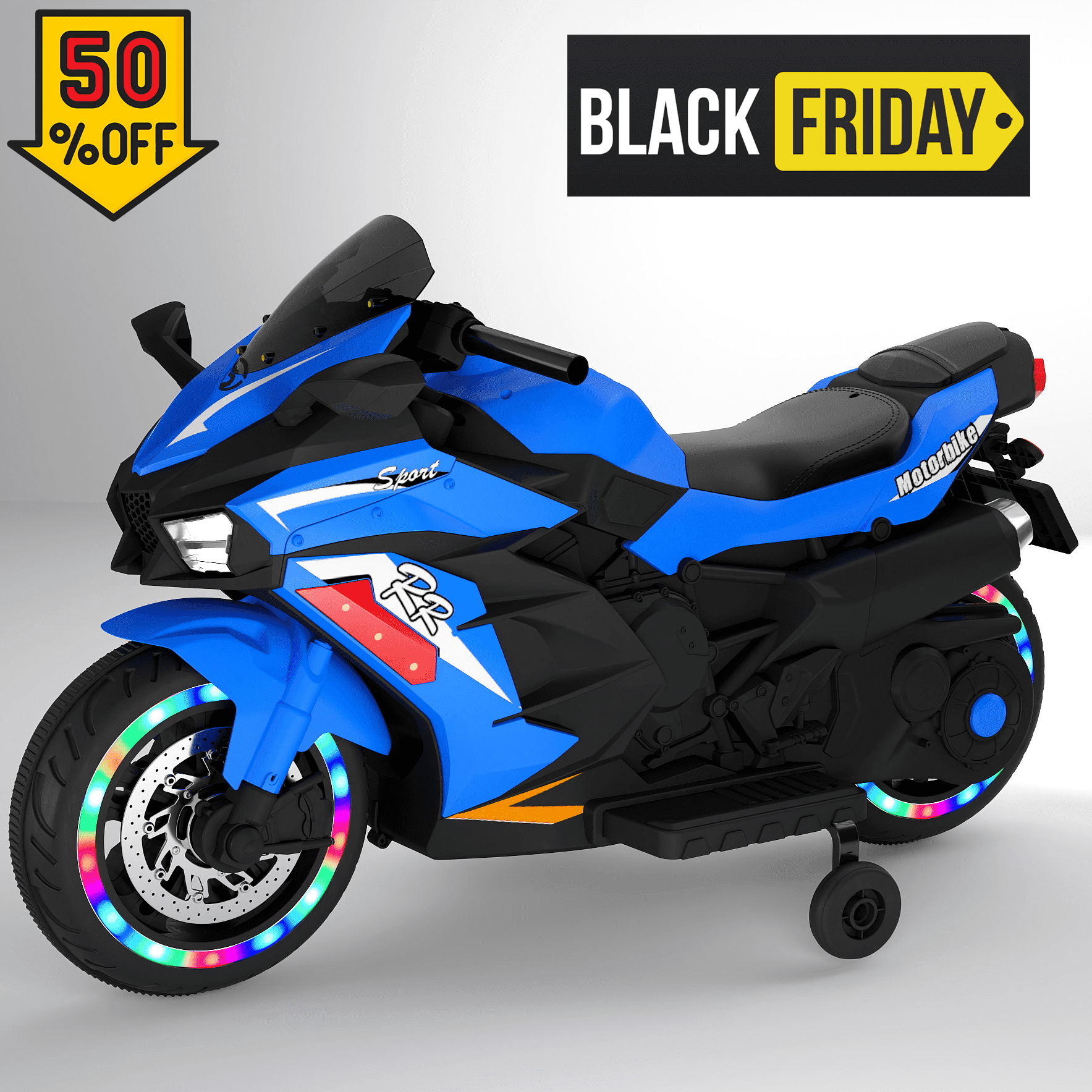 HNH Motorbike for Kids 3-5, Toddler Electric Motorcycle for Christmas ...