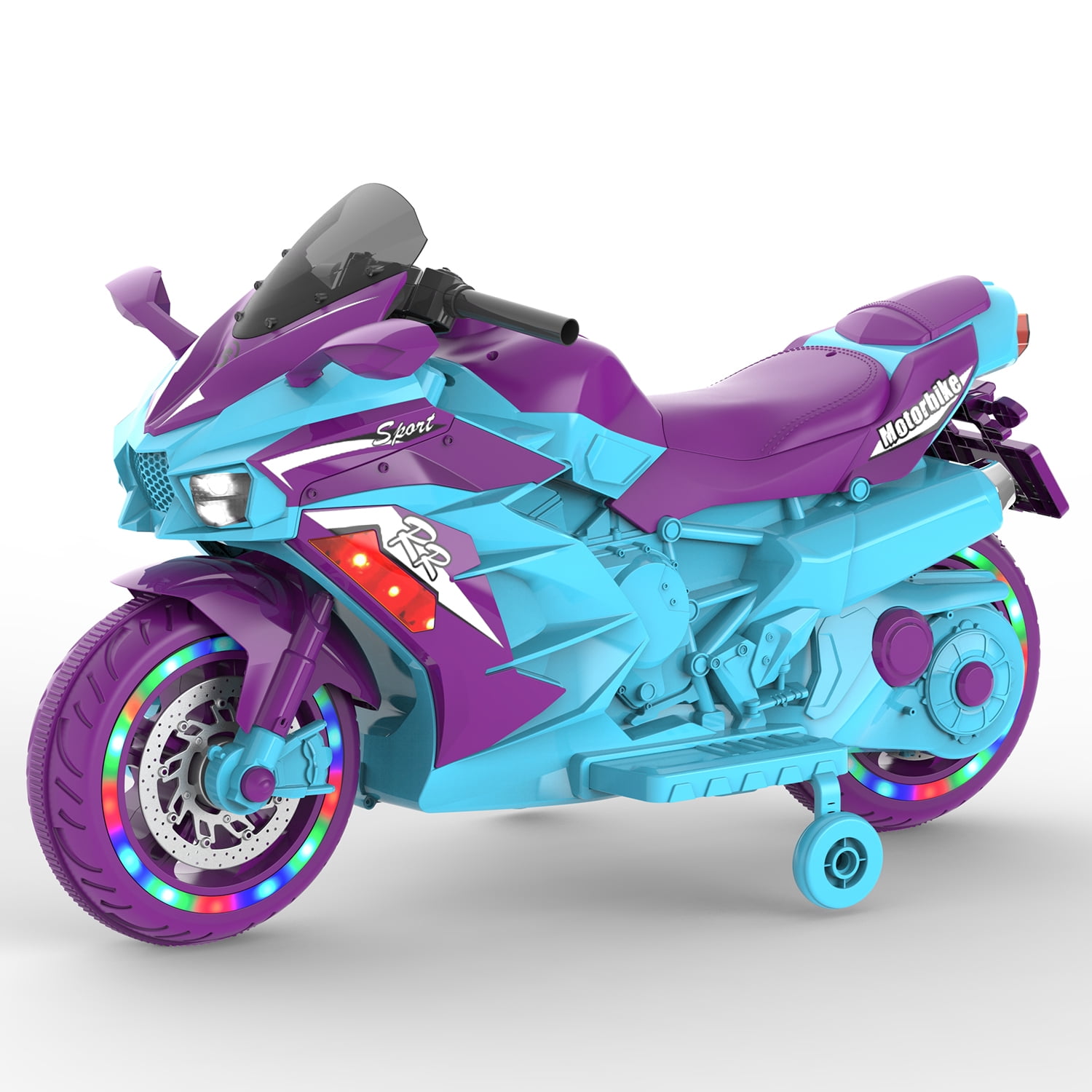 HNH 12v Kids Ride on Motorcycle, Electric Kids Motorcycle, Battery Powered Motorcycle for 3-5 ...