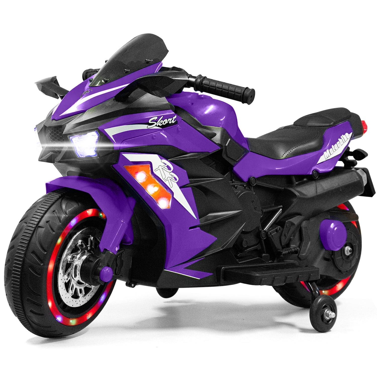 HNH 12V Kids Ride on Motorcycle, Electric Kids Motorcycle, Battery ...