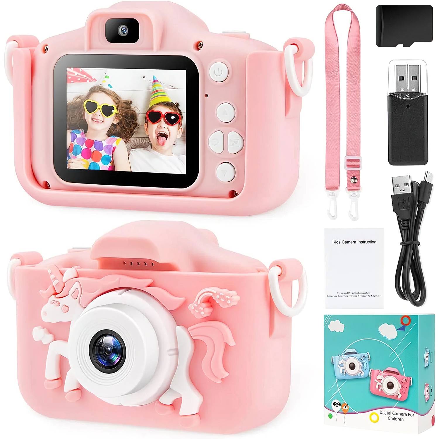 VTech KidiZoom Camera Pix, Real Digital Camera for Kids, Pink - Walmart.com