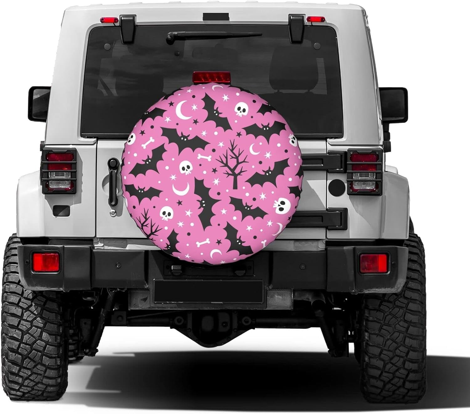 Hnian Peace Sign With Flowers Spare Tire Cover Waterproof Dust Proof