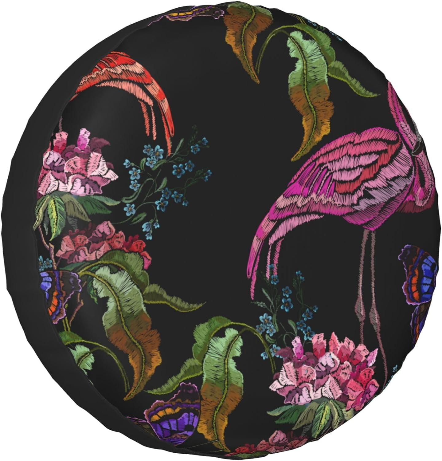 Hnian Sunflowers Skulls Spare Tire Cover Protectors Weatherproof Wheel