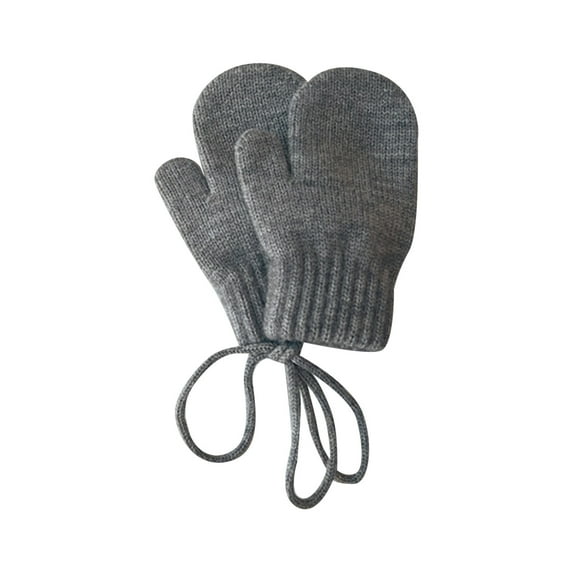 HNMKIU 2025 Winter Childrens Gloves with Candy Color Design and Finger ...