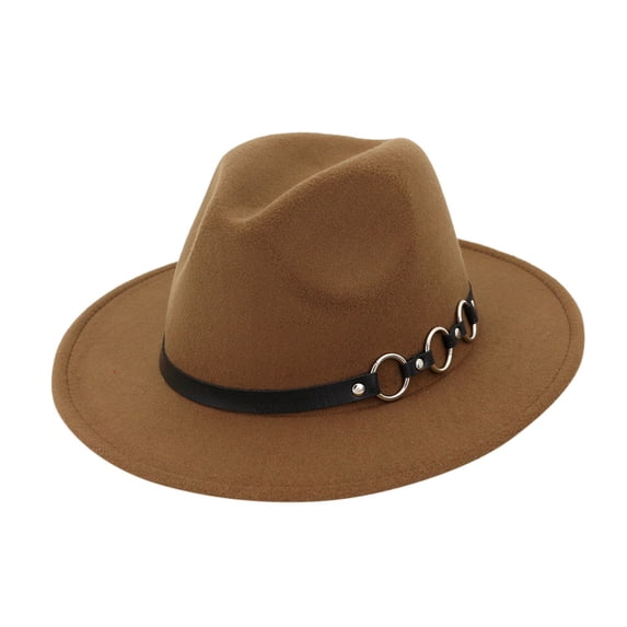 HNMKIU Adjustable Wide Brim Outback Hat with Buckle Strap for Men and ...