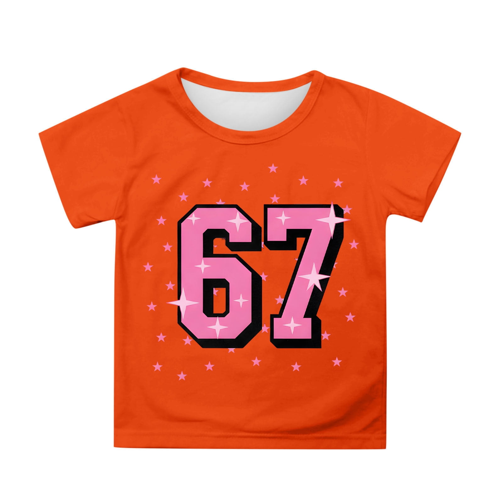 HNMKIU Boys Graphic Tee Short Sleeve Shirt With Ice Print Numbers For ...