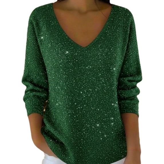 HNMKIU Casual Drop Shoulder Long Sleeve Sweatshirt with Digital Print ...