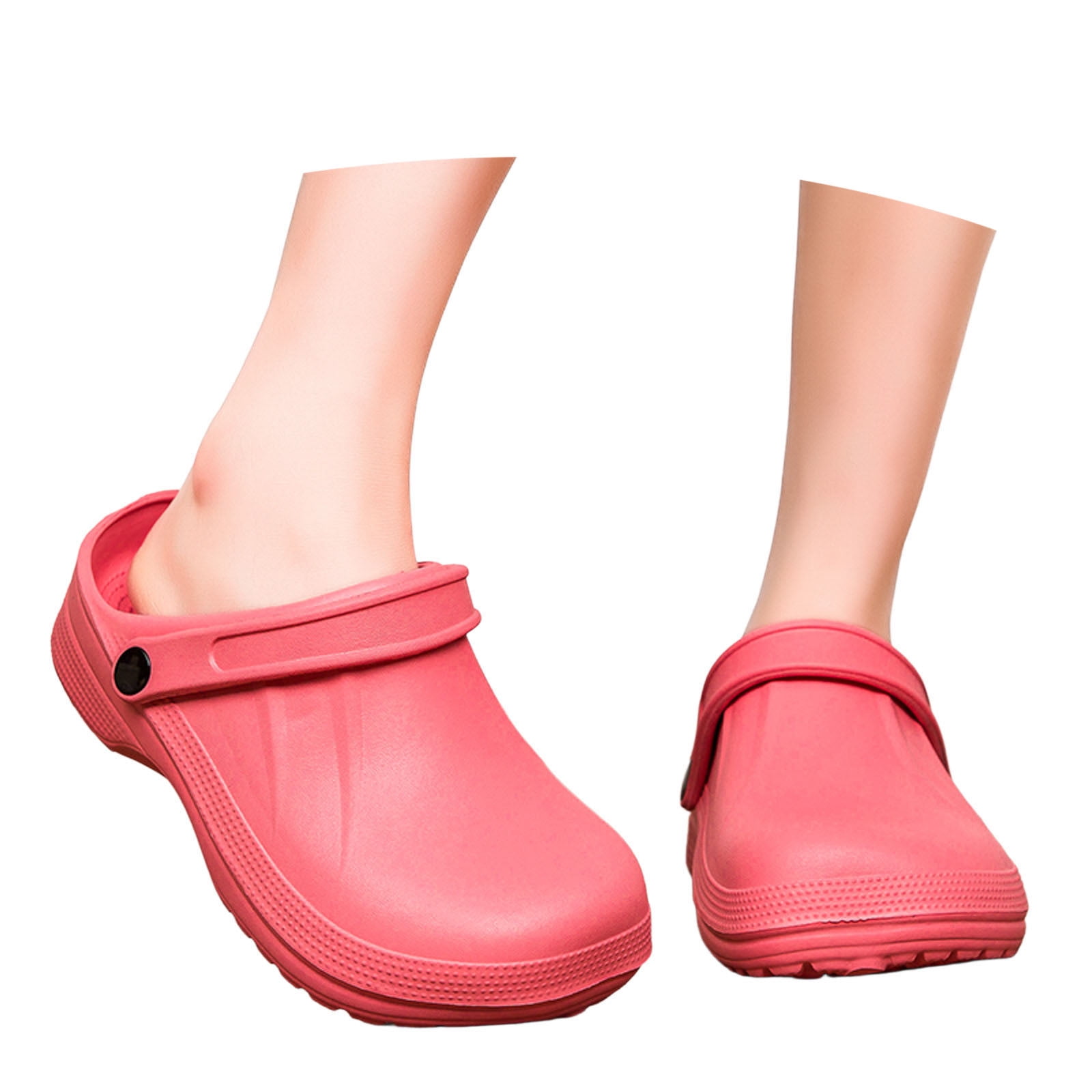 HNMKIU Chef Slippers for Men Indoor Clogs Kitchen Work Shoes EVA ...