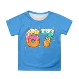 HNMKIU Cool Graphic Ice Number Print Short Sleeve Casual Tee For Boys ...