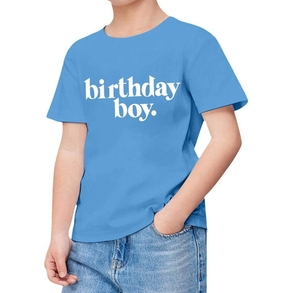 HNMKIU Cool Graphic Tees for Teen Boys Birthday Celebration Short ...