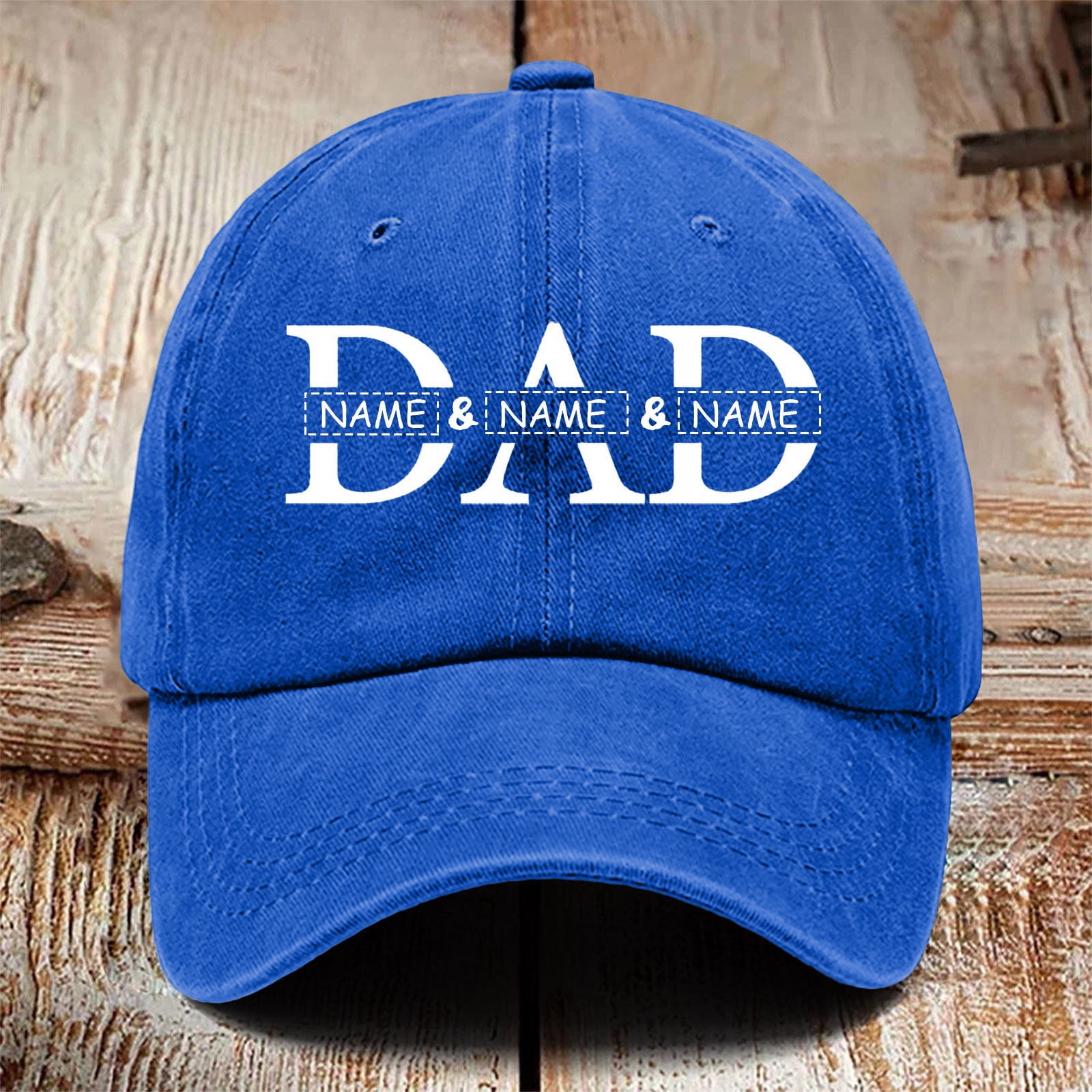 HNMKIU Custom Baseball Cap for Dad with Children's Names Engraved ...