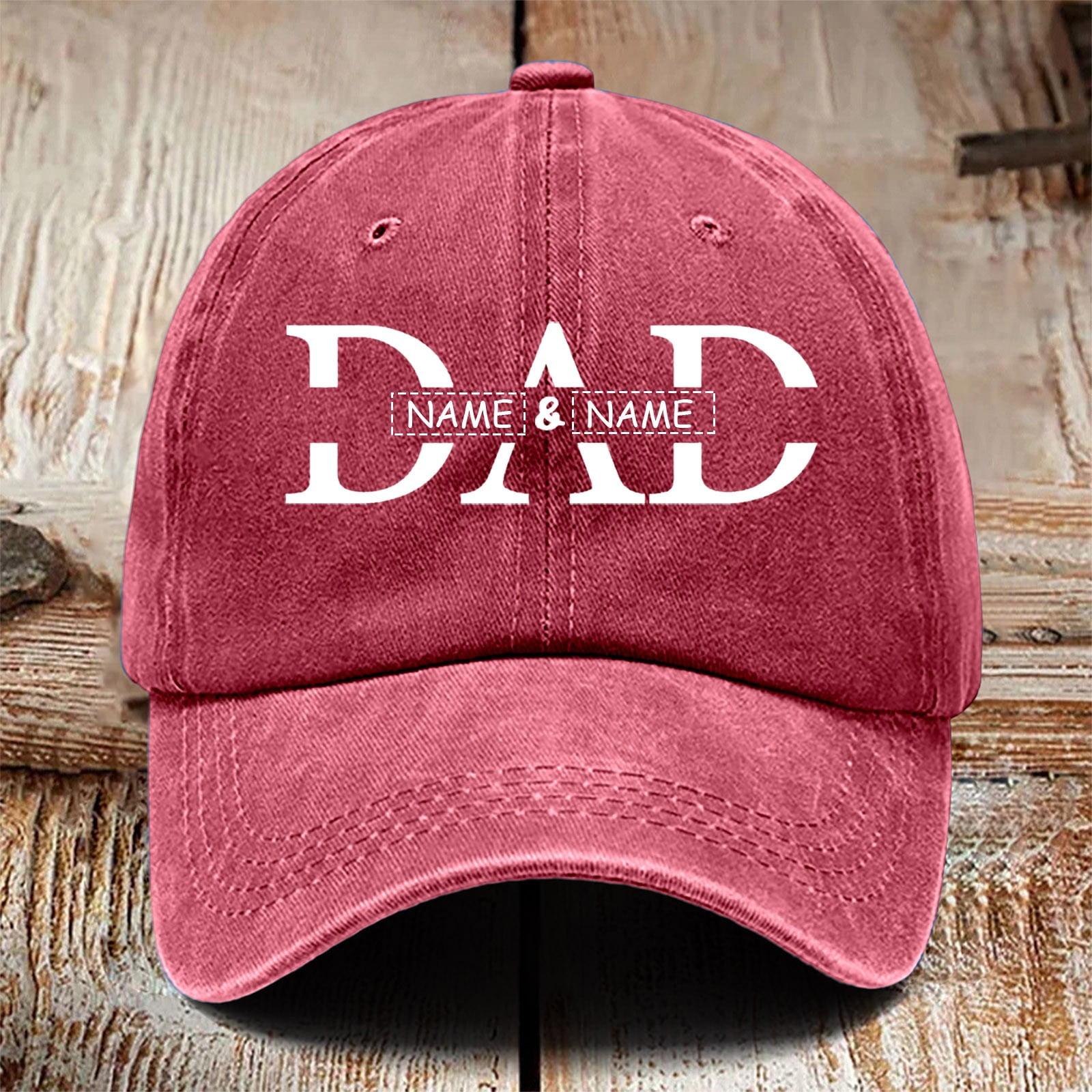 HNMKIU Custom Baseball Cap for Dad with Children's Names Engraved ...
