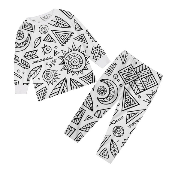 HNMKIU DIY Hand Painted Coloring Pajama Set for Kids Homewear Play and ...