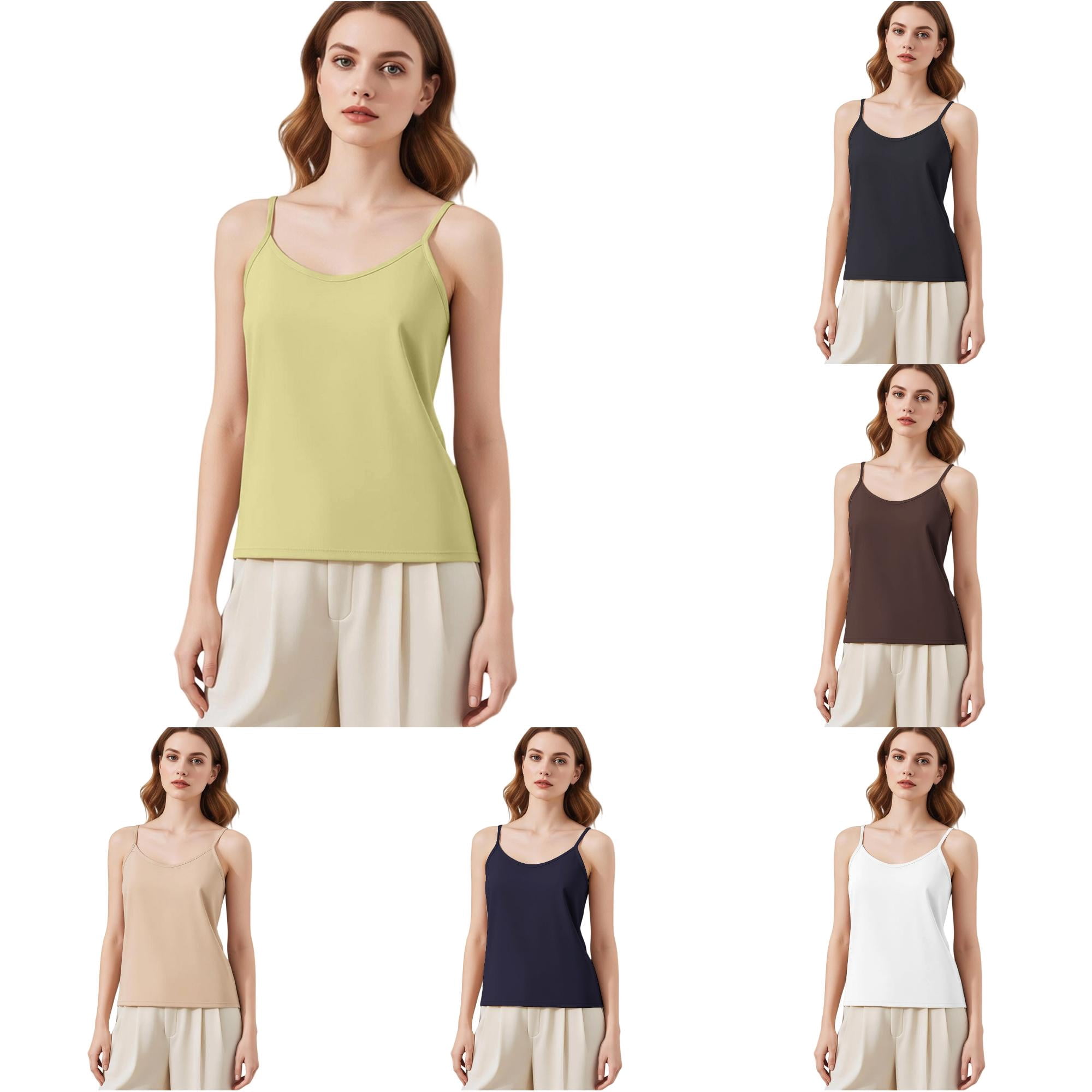 HNMKIU Elegant Layering Tank Top for Daily Casual Wear with Sleek ...