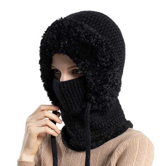 HNMKIU Hats Windproof Knitted Winter Cap for Cycling Warmth and Comfort ...