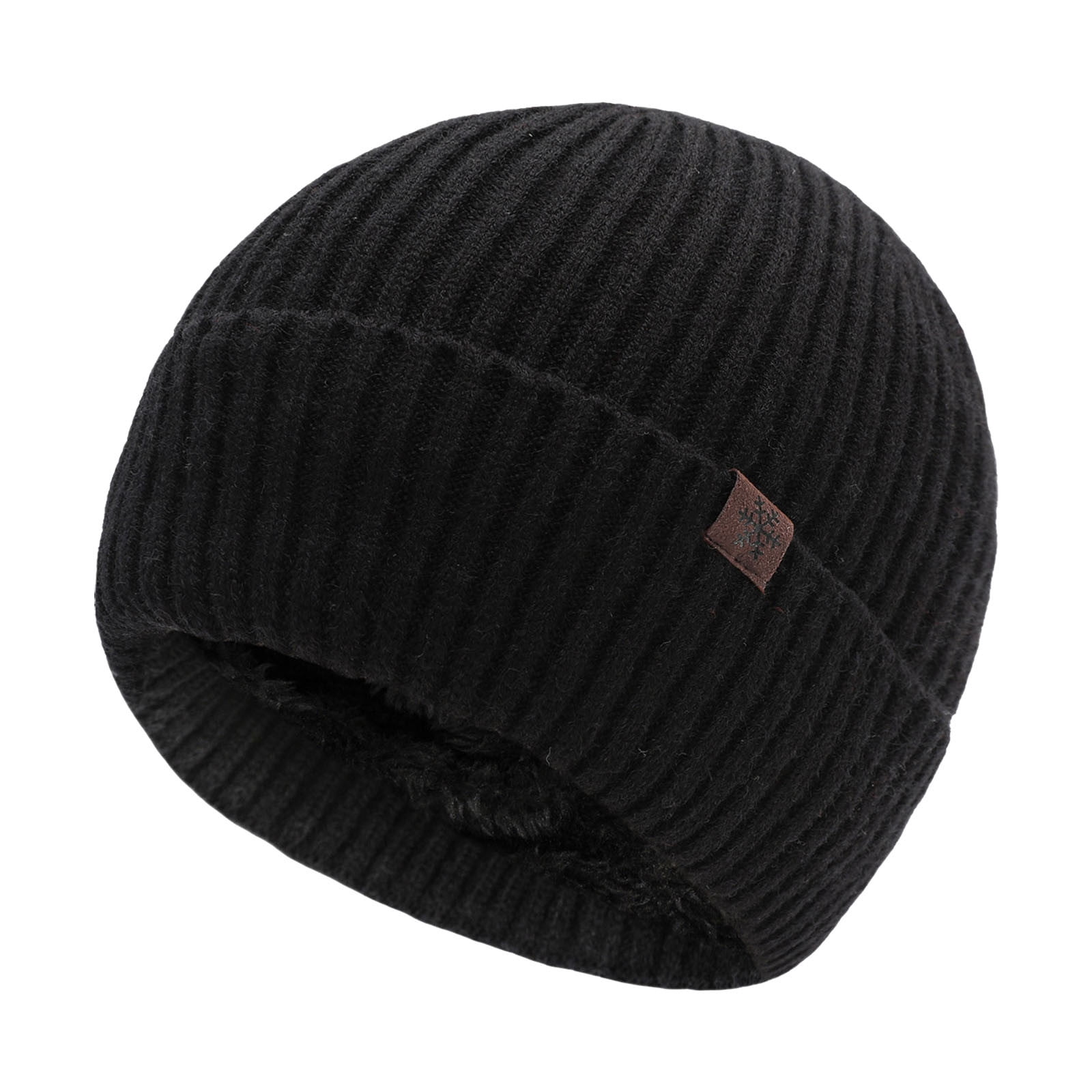 HNMKIU Hats Winter Padded Warm Hat for Men and Women Featuring Thick ...