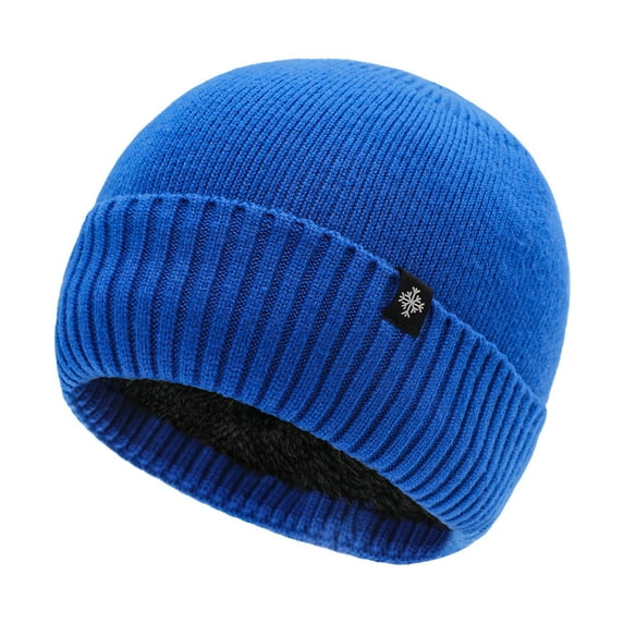 HNMKIU Hats | Winter Padded Warm Hat for Men and Women | Knitted Knit ...