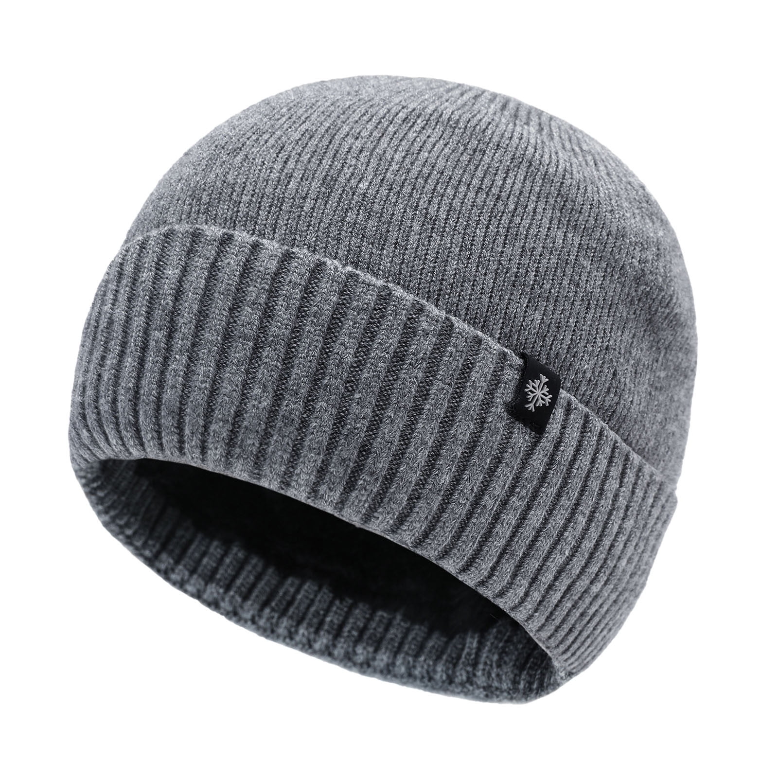 HNMKIU Hats | Winter Padded Warm Hat for Men and Women | Knitted Knit ...