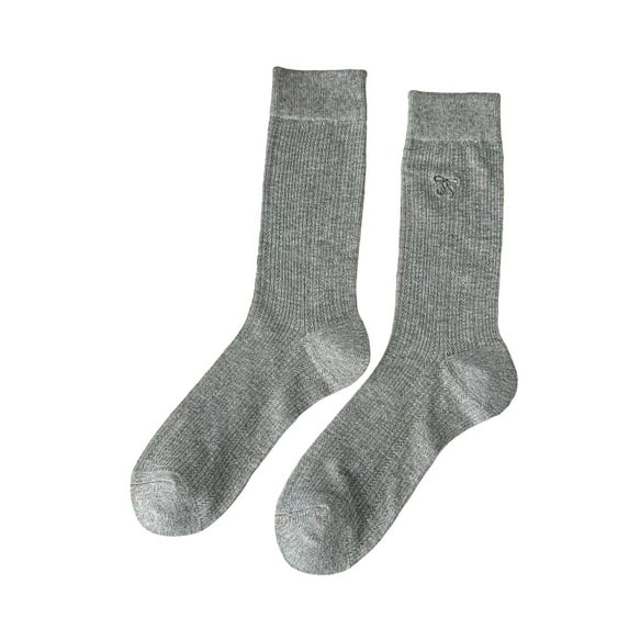 HNMKIU Japanese Style Bowknot Women's Calf Socks Hollow Out Striped ...