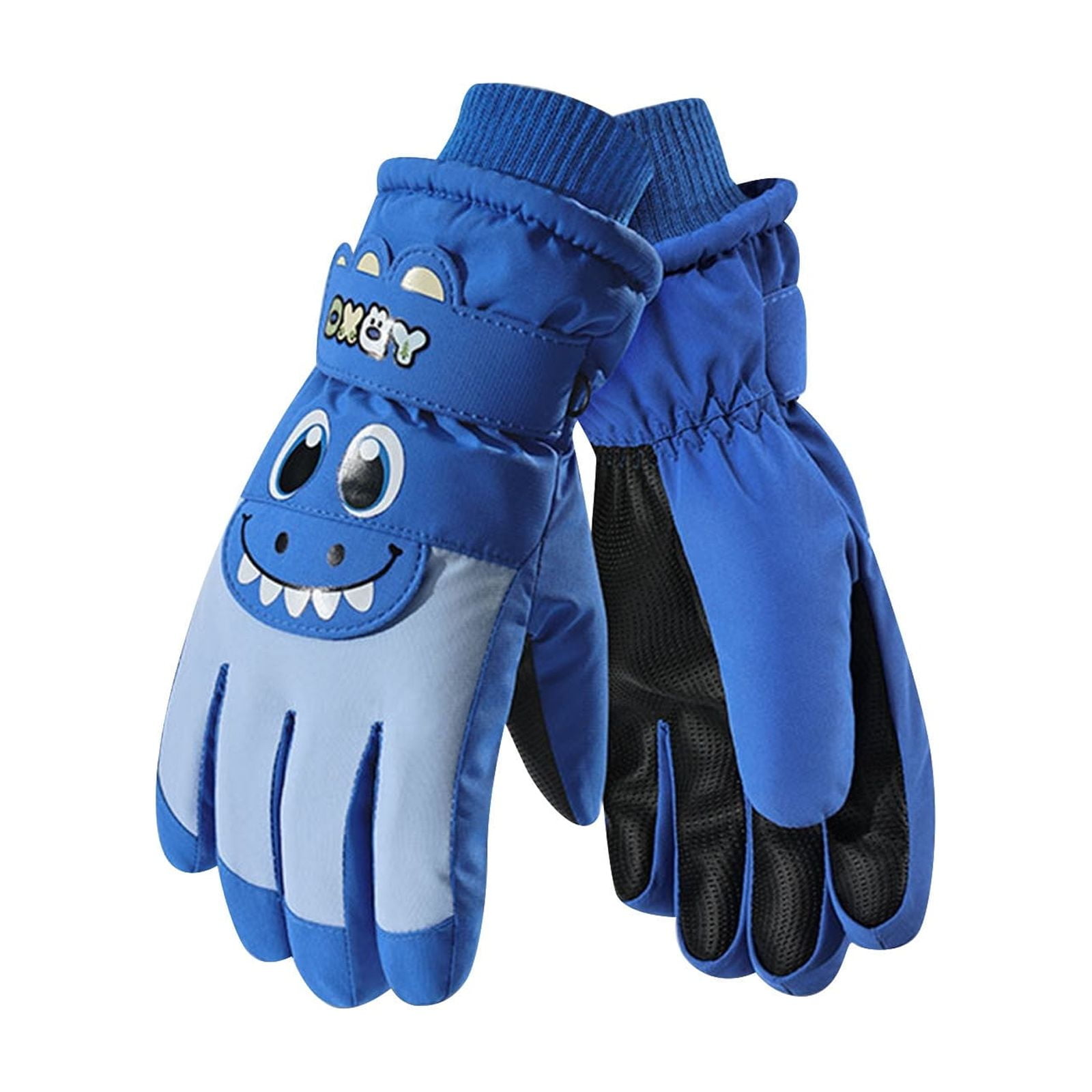 HNMKIU Kids Windproof Insulated Thermal Winter Mittens For Skiing ...