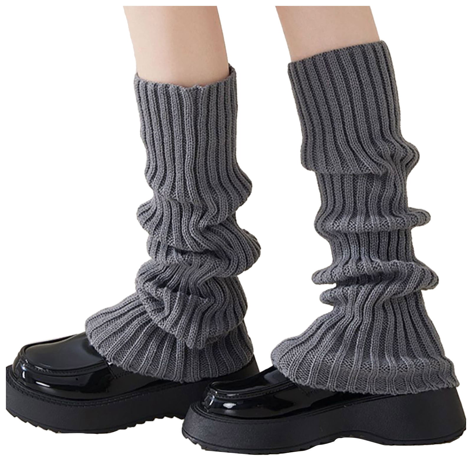 HNMKIU Ribbed Leg Warmers For Women Cozy Winter Sports Yoga And ...