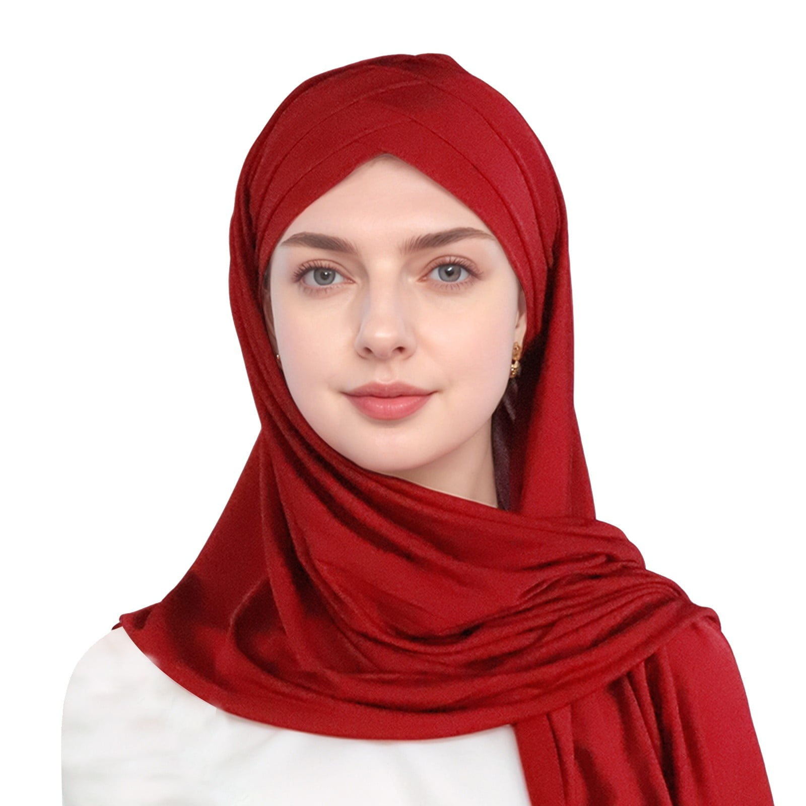 HNMKIU Scarf | Women Hat Ruffle Cancer Chemo Turban Wrap Cap Scarf ...