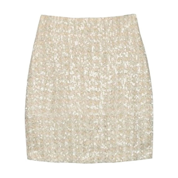 HNMKIU Style Short Skirt Sparkly Sequined Pencil Skirt Bodycon Womens ...