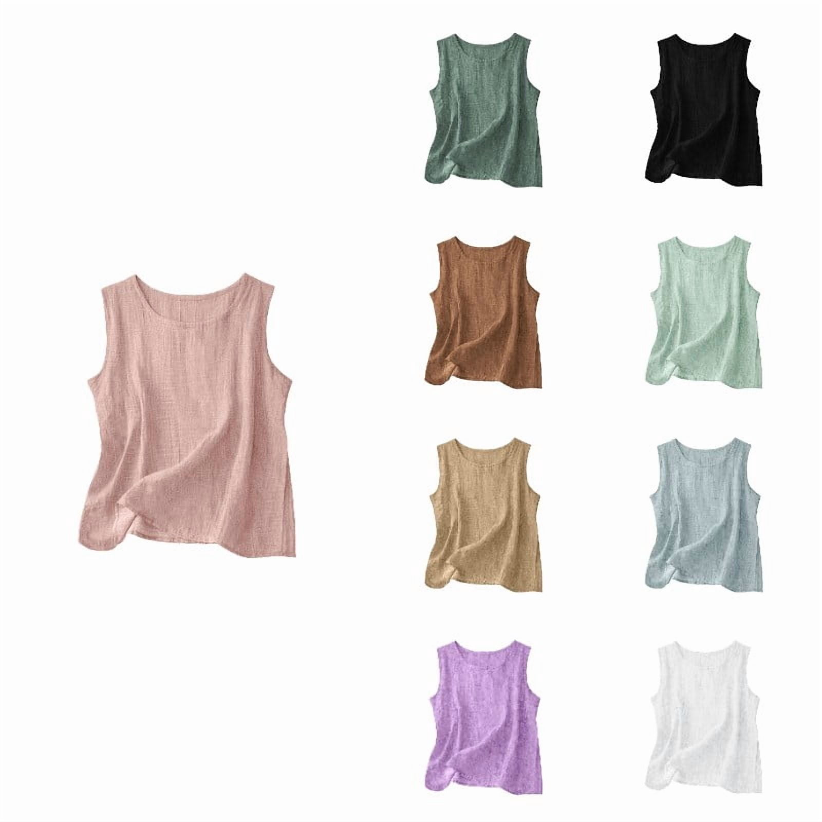 HNMKIU Summer Tops for Women 2026 Lightweight Breathable Loose Fit ...