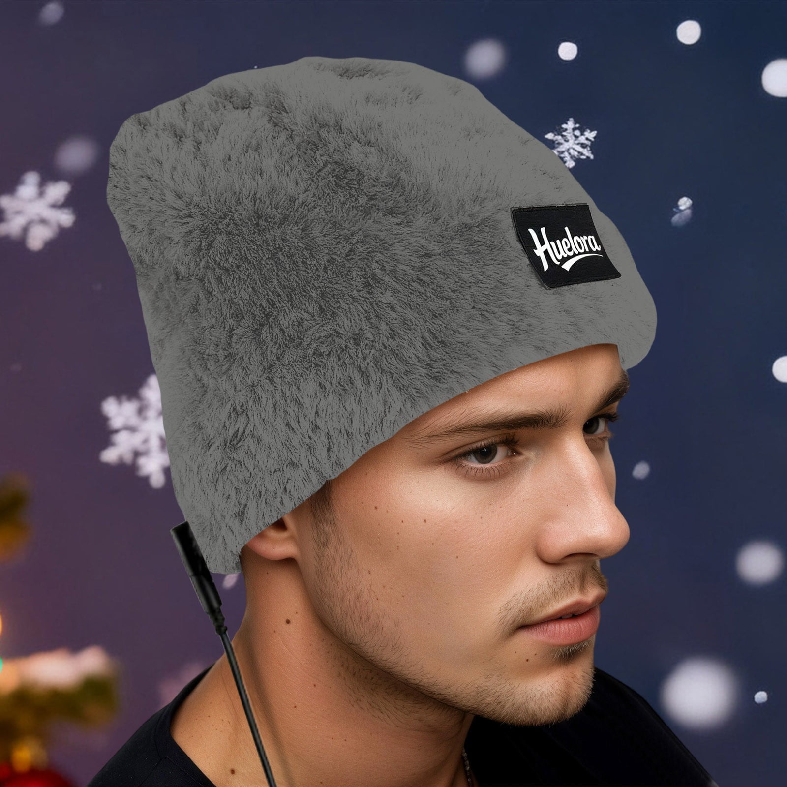 HNMKIU Unisex Smart Heated Winter Ear Warming Bucket Hat with ...