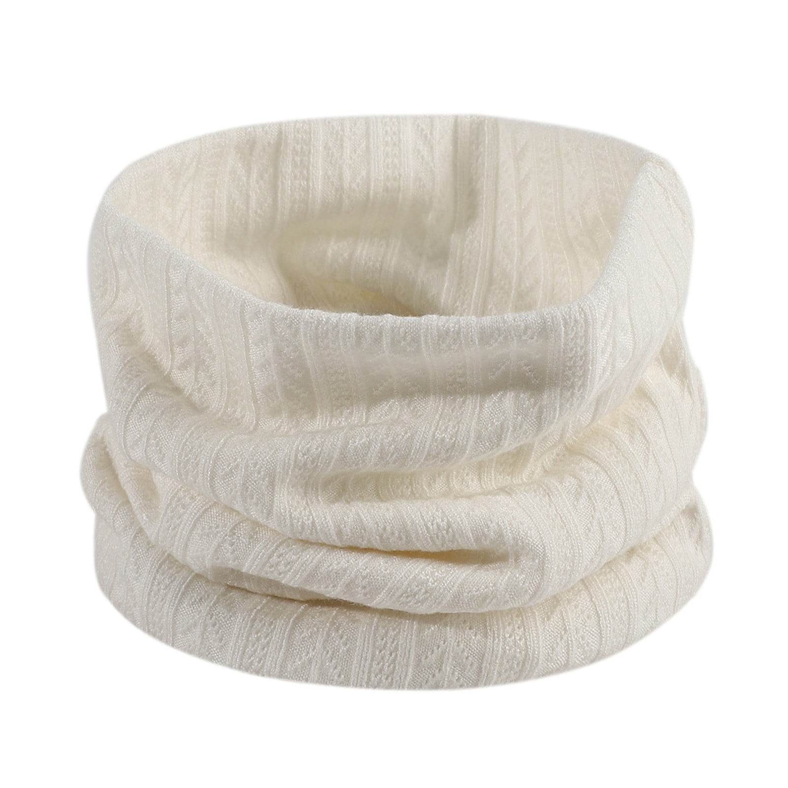 HNMKIU Winter Classic Knit Wool Neckerchief for Men and Women Warm ...