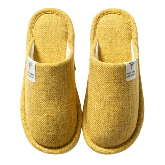 HNMKIU Winter Mens Slippers Thick Sole Warm Indoor Home Footwear Design ...