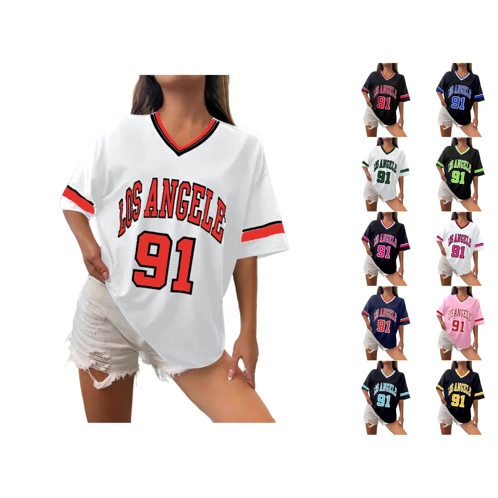 HNMKIU Women Casual Loose T Shirts Everyday Wear Comfortable Style ...