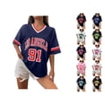 HNMKIU Women Casual Loose T Shirts Everyday Wear Comfortable Style ...