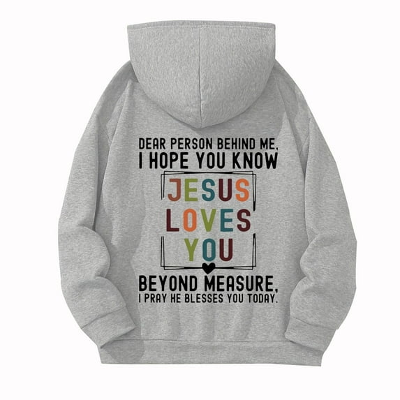 HNMKIU Women Print Hooded Sweatshirt Button Split Hem Long Sleeve ...