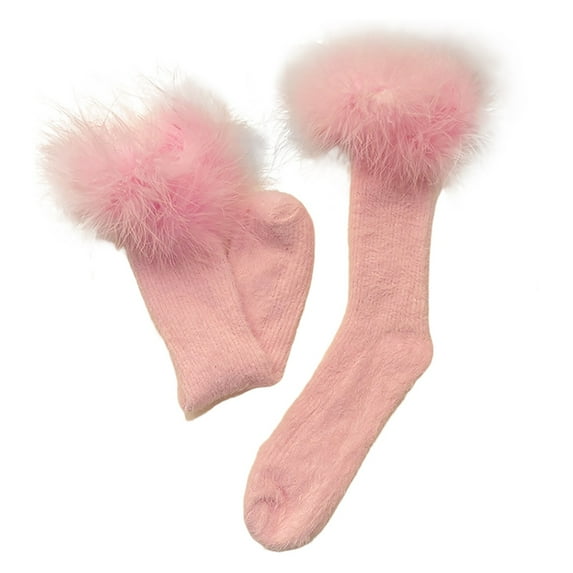 HNMKIU Women's Fashionable Thermal Sport Socks Medium Length Winter ...