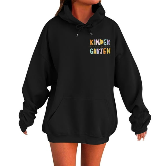 HNMKIU Womens Hoodies Casual Printed Winter Hooded Sweatshirt for ...